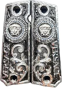 Amazon.com : Grips for Colt 1911 Gun Versace Model with Black Nicklel ...