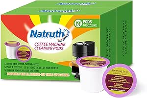 Amazon.com: NATRUTH 12 Pods Coffee machine Cleaning Pods - K Cup ...