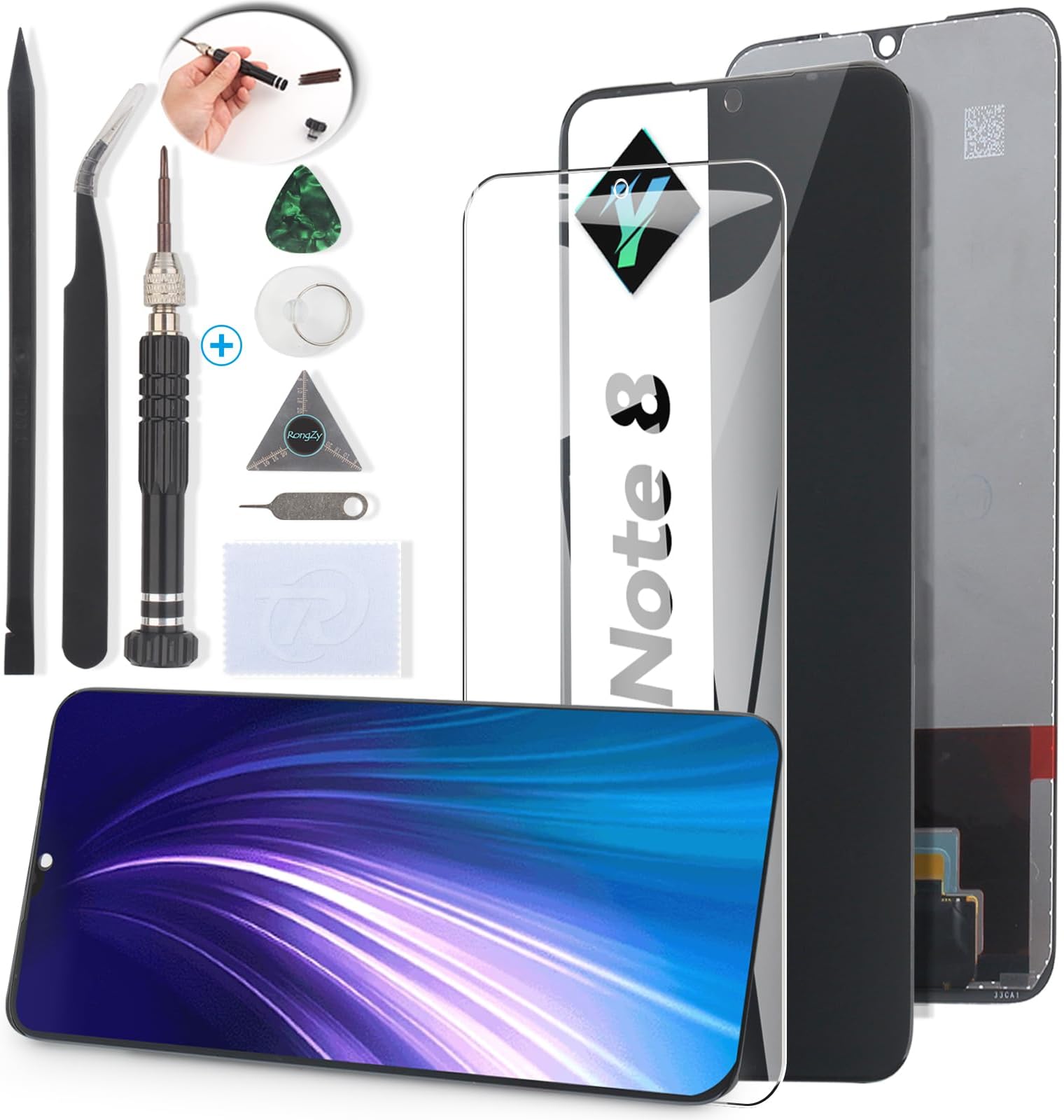 Amazon.com: Screen for Xiaomi Redmi Note 8 Screen Replacement Touch ...