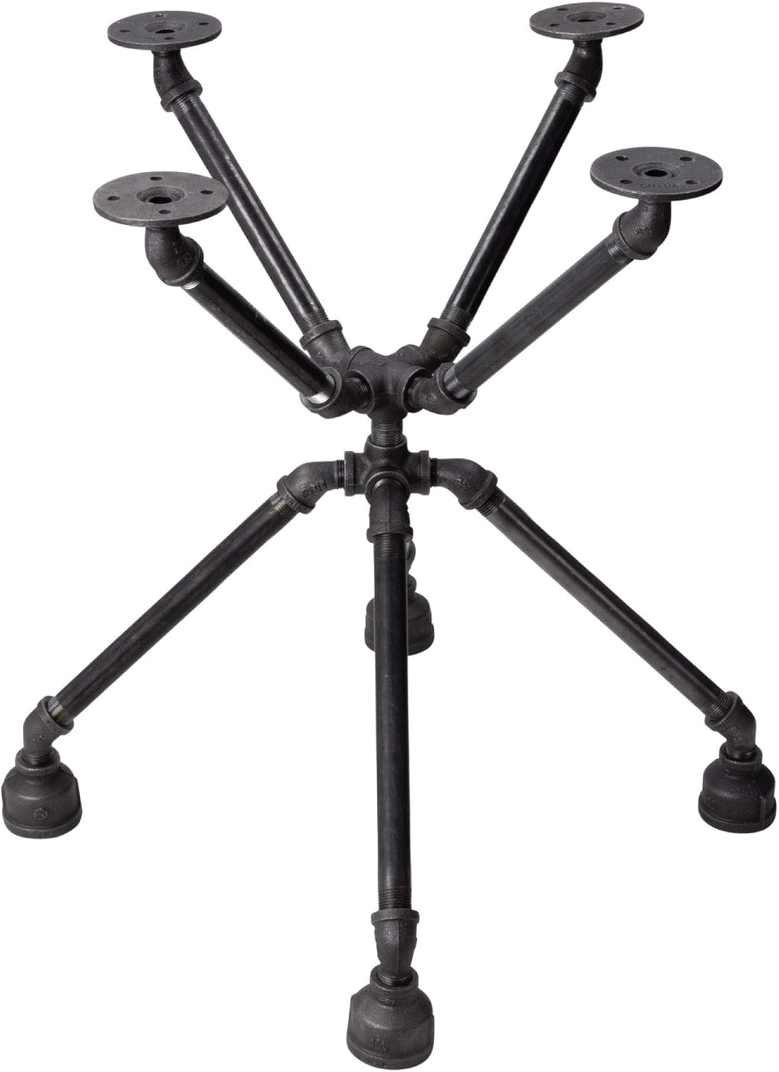 Amazon.com: PIPE DECOR Rustic Industrial End Table Leg Set, X Shape ...