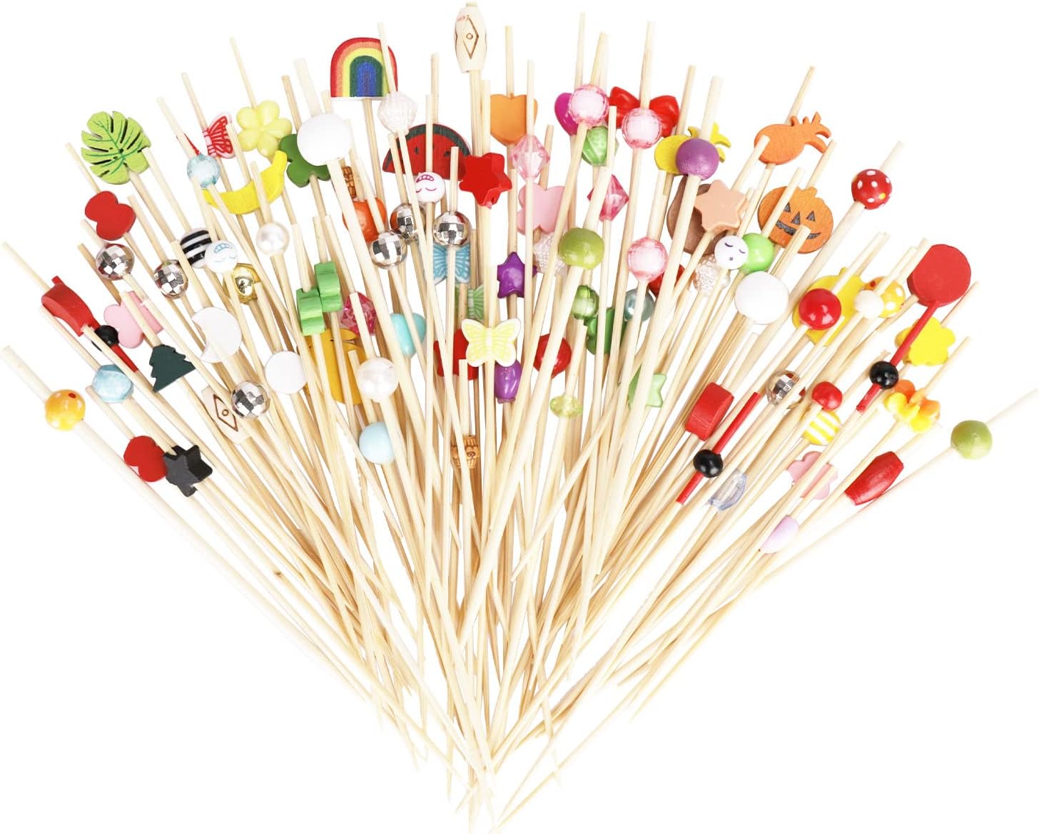 Amazon.de: Hoiny 100 Stück Cocktail Picks Feuerwerk Sticks, Feuerwerk ...