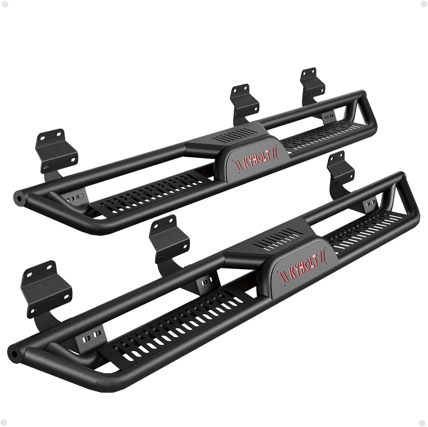 Amazon.com: KYBOLT Running Boards 6.5 Inches with Two Stairs Design ...