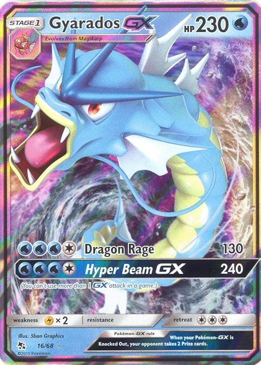 Amazon.com: Gyarados GX - 16/68 - Ultra Rare : Toys & Games