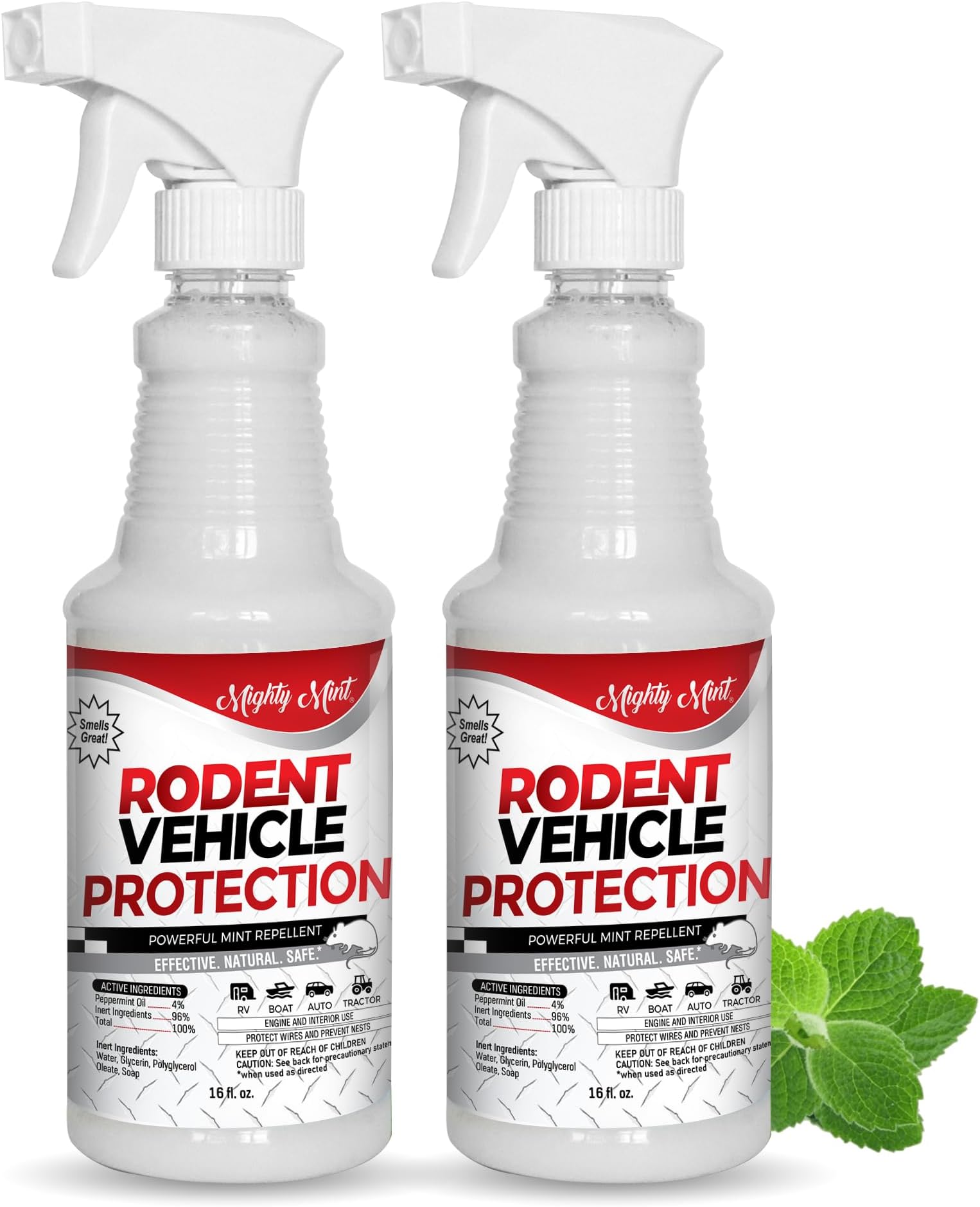 Amazon.com: Mighty Mint Peppermint Oil Rodent Repellent Spray for ...