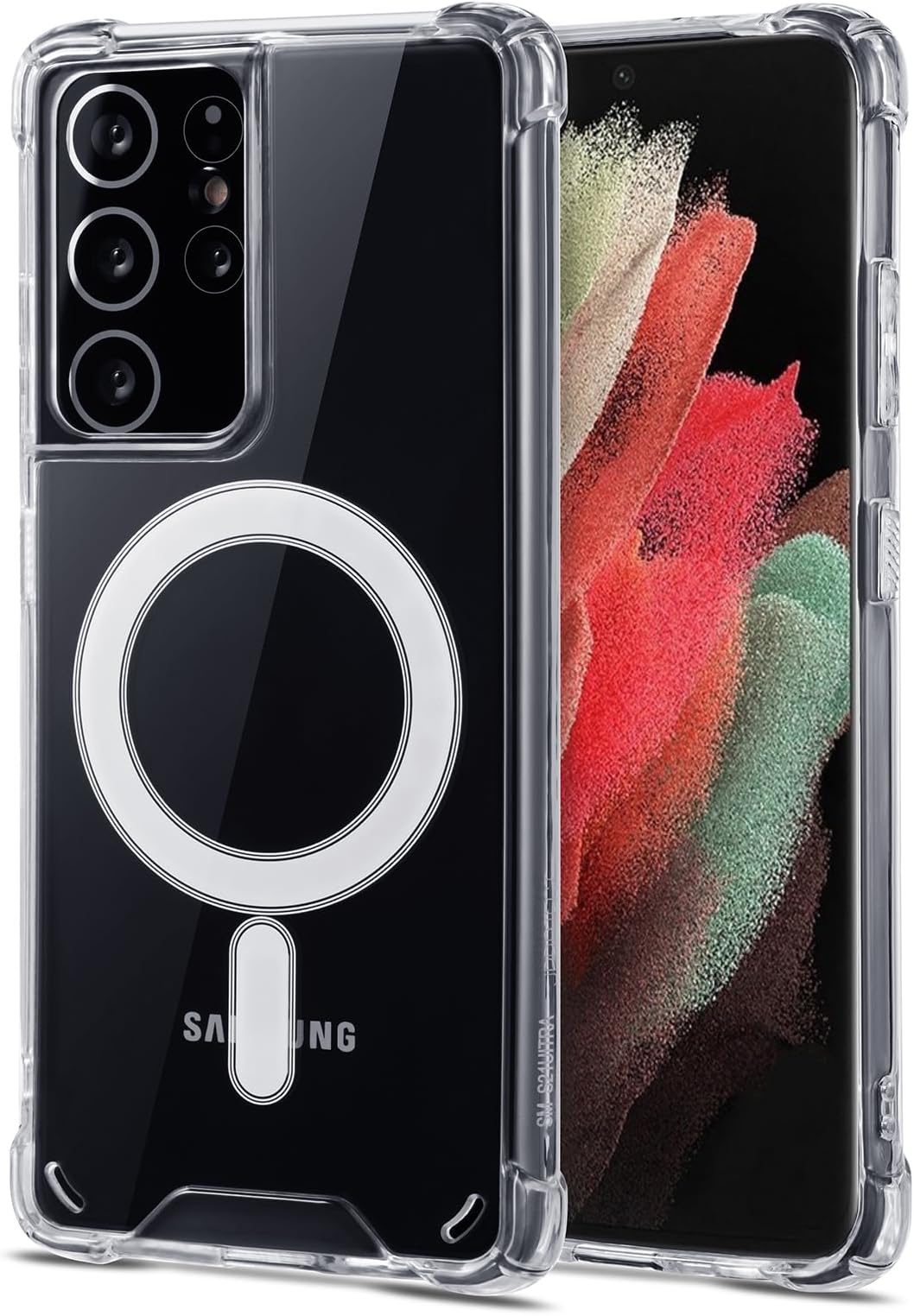 Amazon.com: JProtect Magnetic Phone Case for Samsung Galaxy S21 Ultra ...