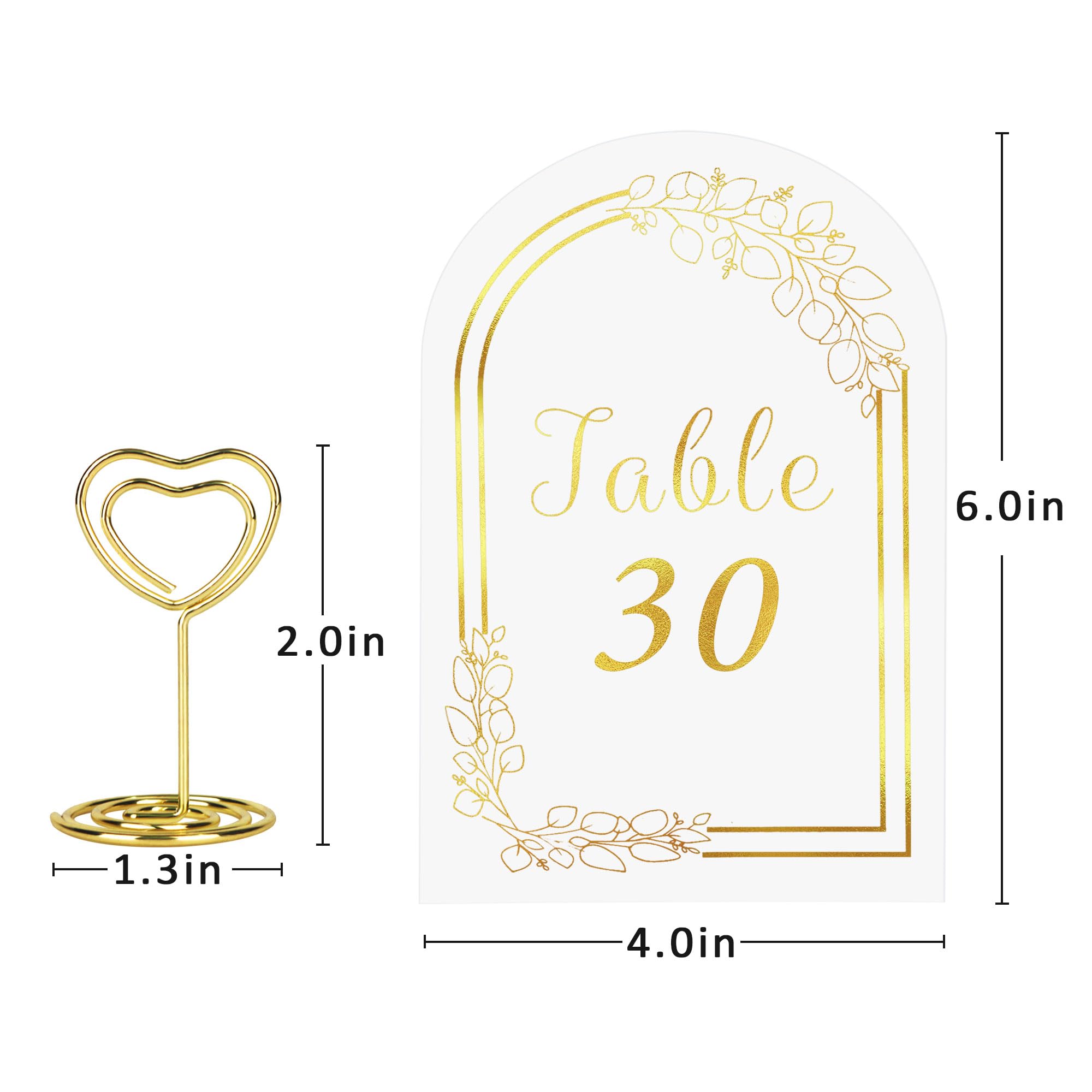 Snapklik.com : JOYIT Wedding Table Numbers 1-30