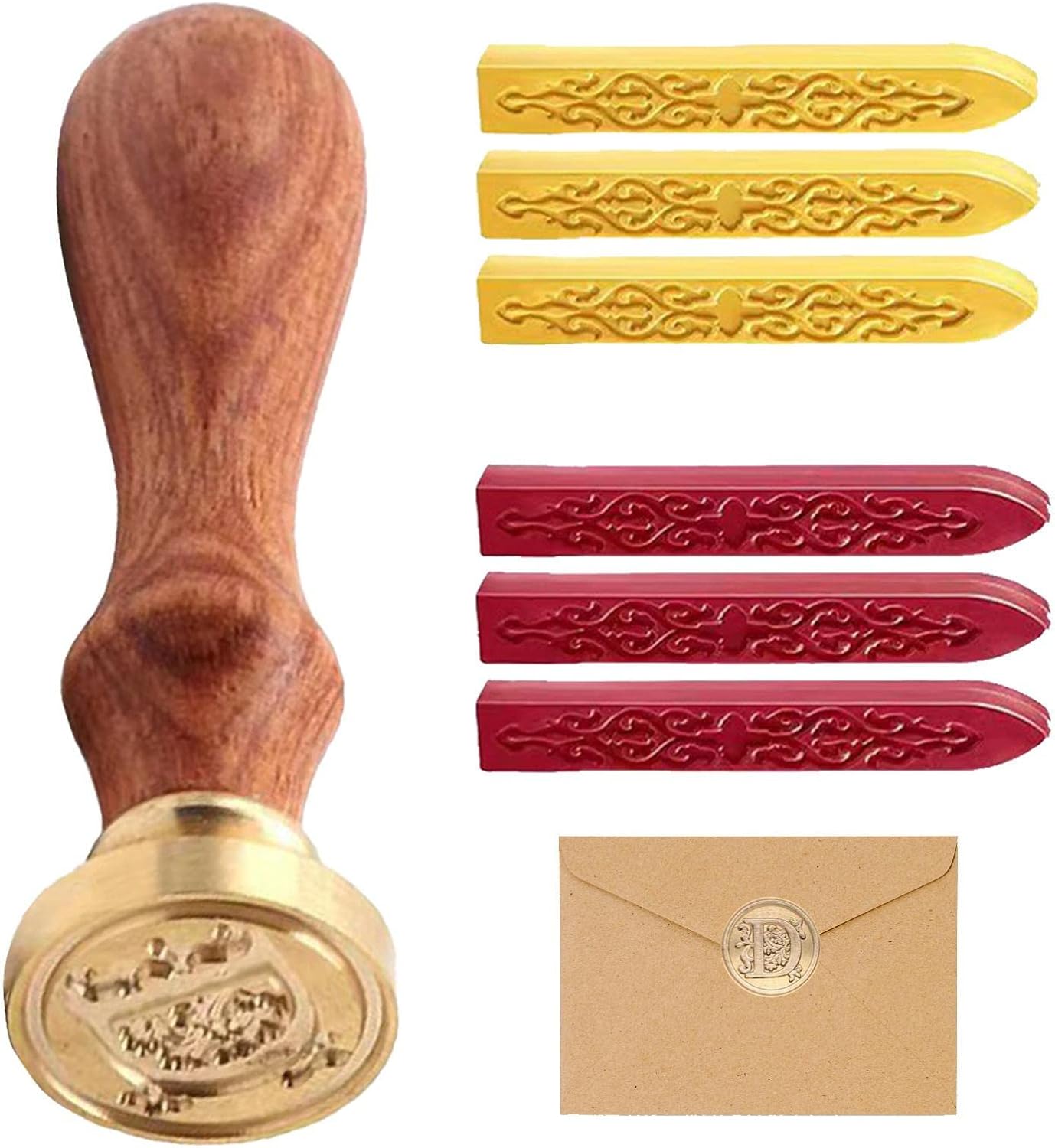 carimbo selo cera letra,Conjunto selo cera retrô para selo carta ...