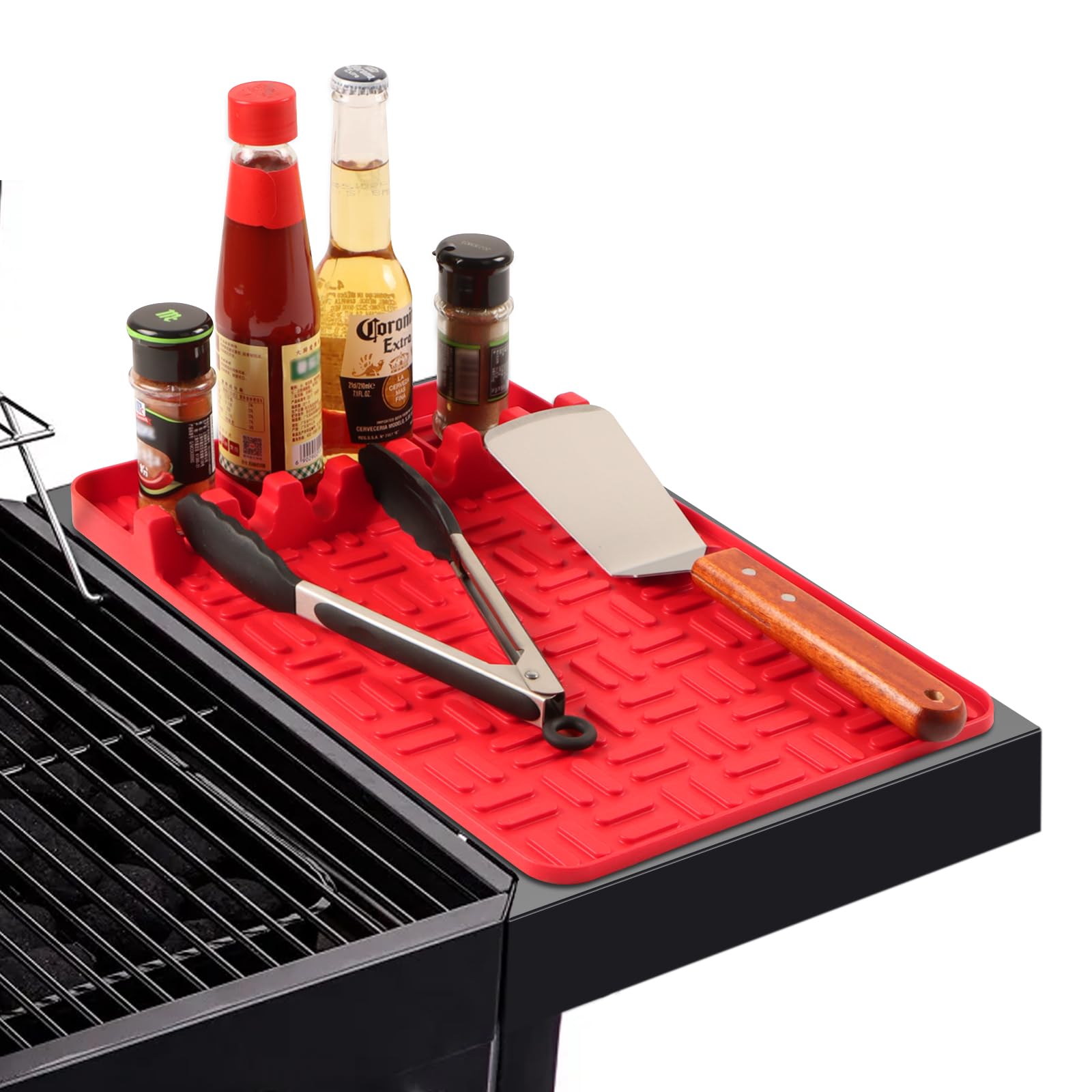Amazon.com: Barbqtime Silicone Grill Side Shelf Mat for Blackstone BBQ ...
