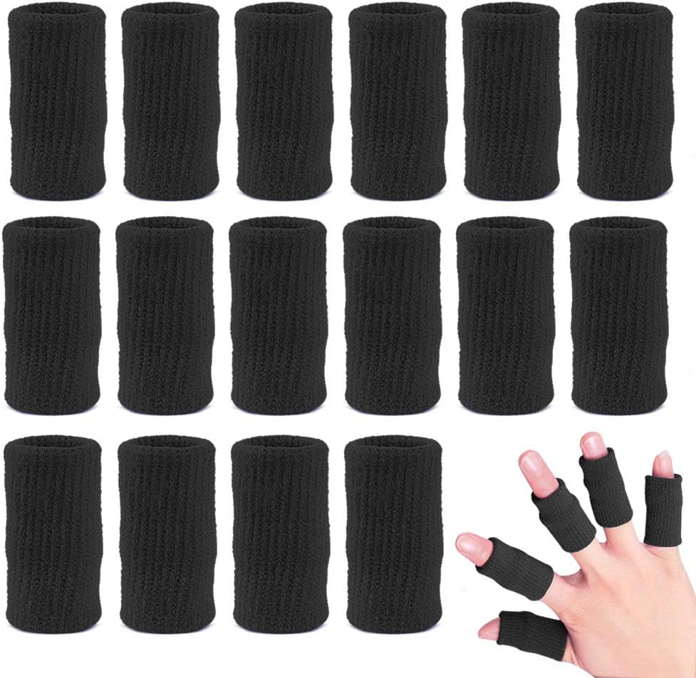 10-Pcs Finger Compression Sleeves – Breathable Support Brace for Finger ...