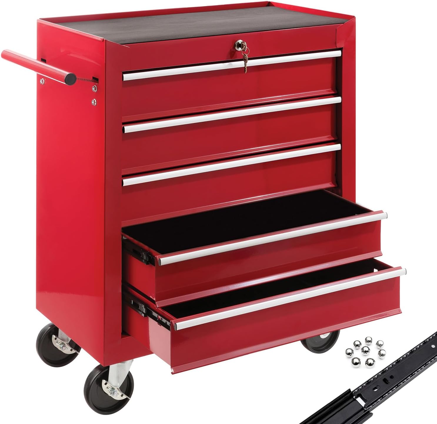 CLARKE TOOL BOX SIDE EXTENSION LOCKER RED : Amazon.co.uk: DIY & Tools