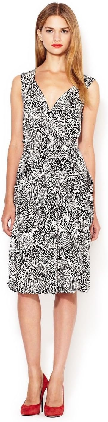 Marc Jacobs Marc Muir Dress, White Swan Multi, XS at Amazon Women’s ...