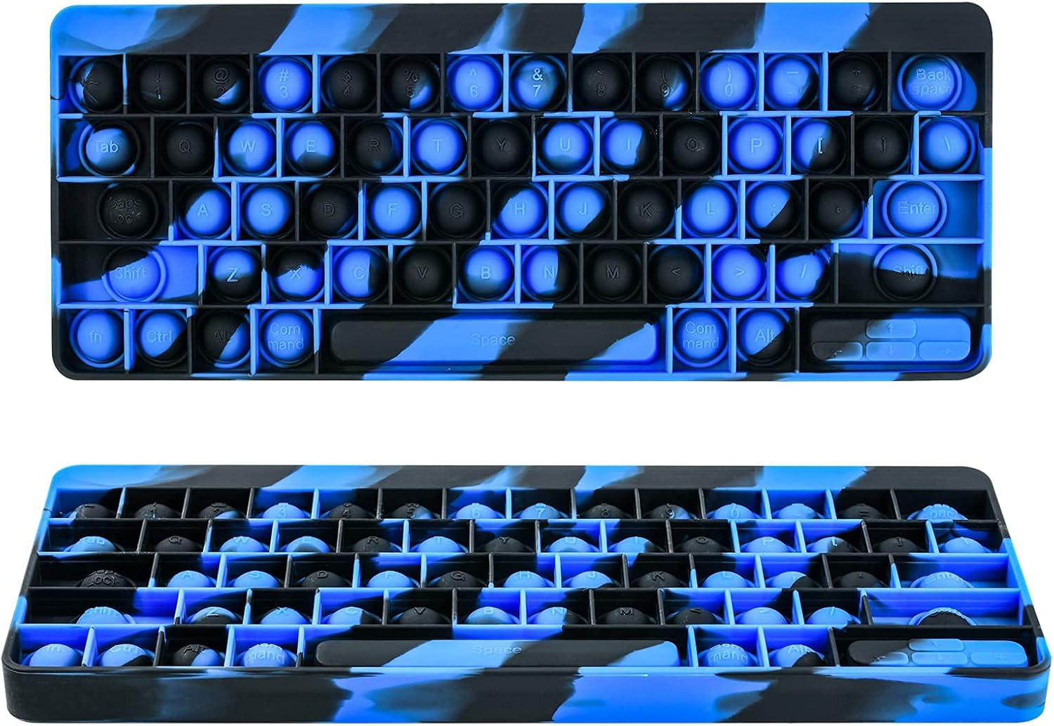 Amazon.com: Size Pop Keyboard Pop Game Fidget Toy, Black and Blue ...