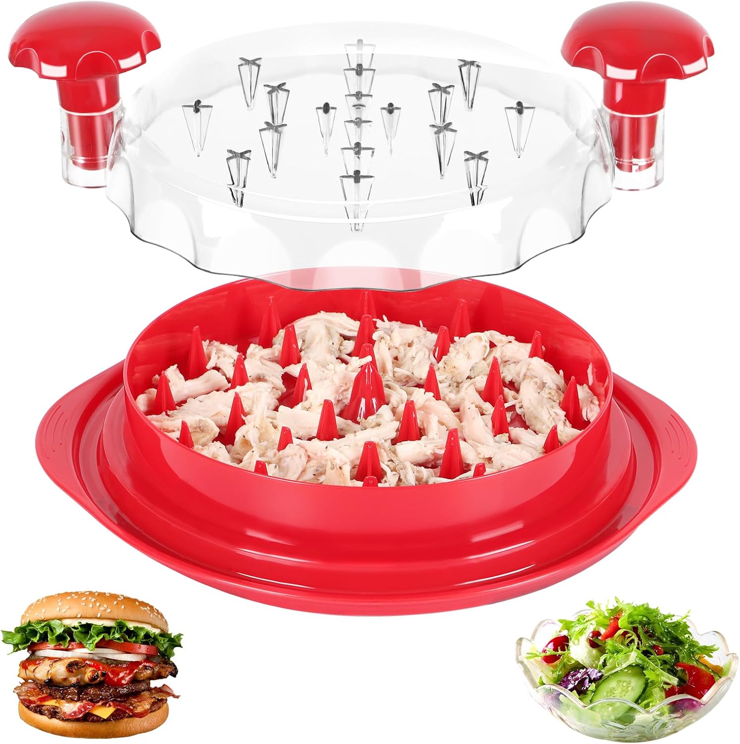 Amazon.com : Cenivi Upgraded Chicken Shredder Tool Twist, Meat Shredder ...