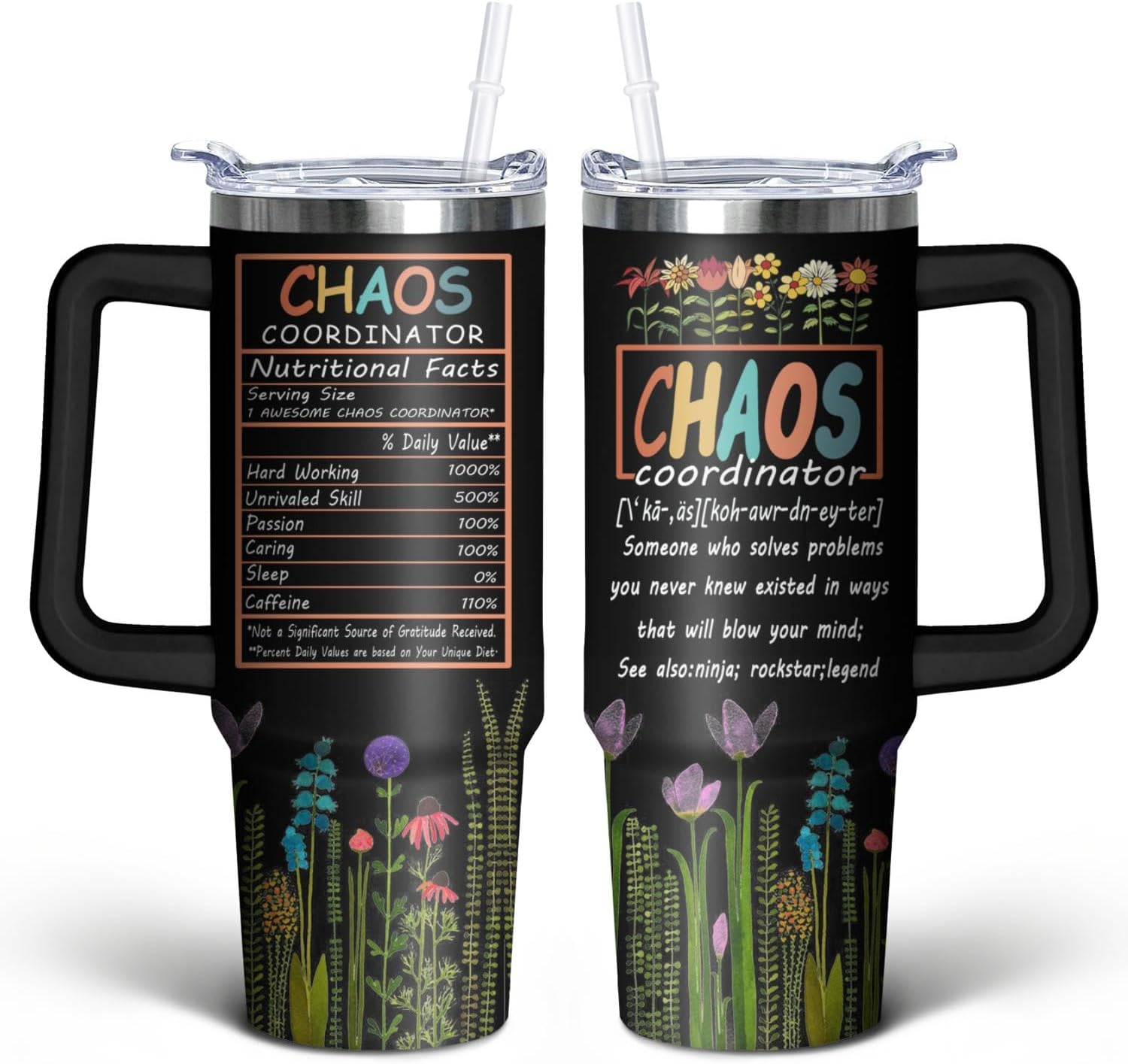 Amazon.com: Chaos Coordinator Tumbler with Handle for Women - Chaos ...
