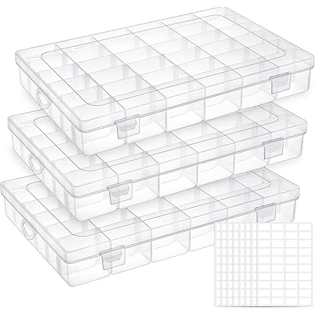 Amazon.com: Snowkingdom Plastic Grid Box Storage Organizer Case for ...