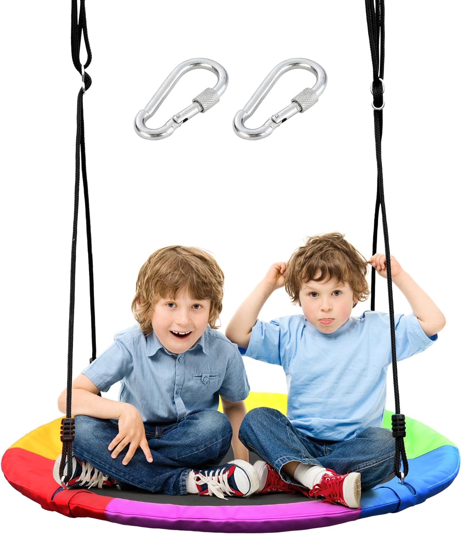 Amazon.com: 40 Inch Tree Swing Saucer Swing Tree Saucer Swings for Kids ...