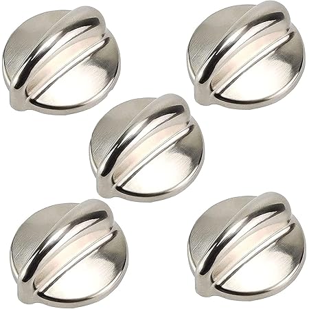 Amazon.com: Replacement GE Stove Top Knobs- Brushed Profile Stove knobs ...