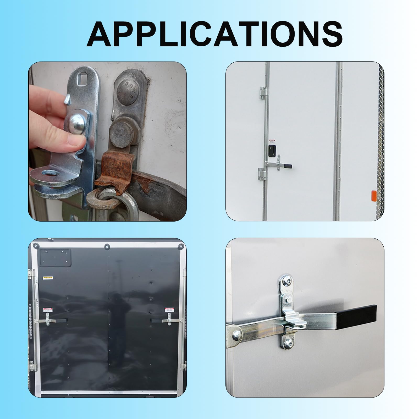 Snapklik.com : EJYTRVT Heavy Duty Cargo Trailer Door Latch 2 Pack ...