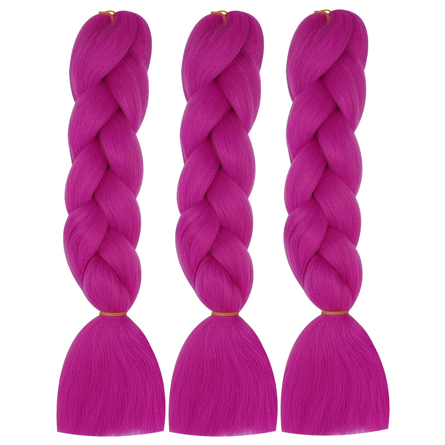 Amazon.com : Herina Orchid Pink Braiding Hair For Braids 24inch Jumbo ...