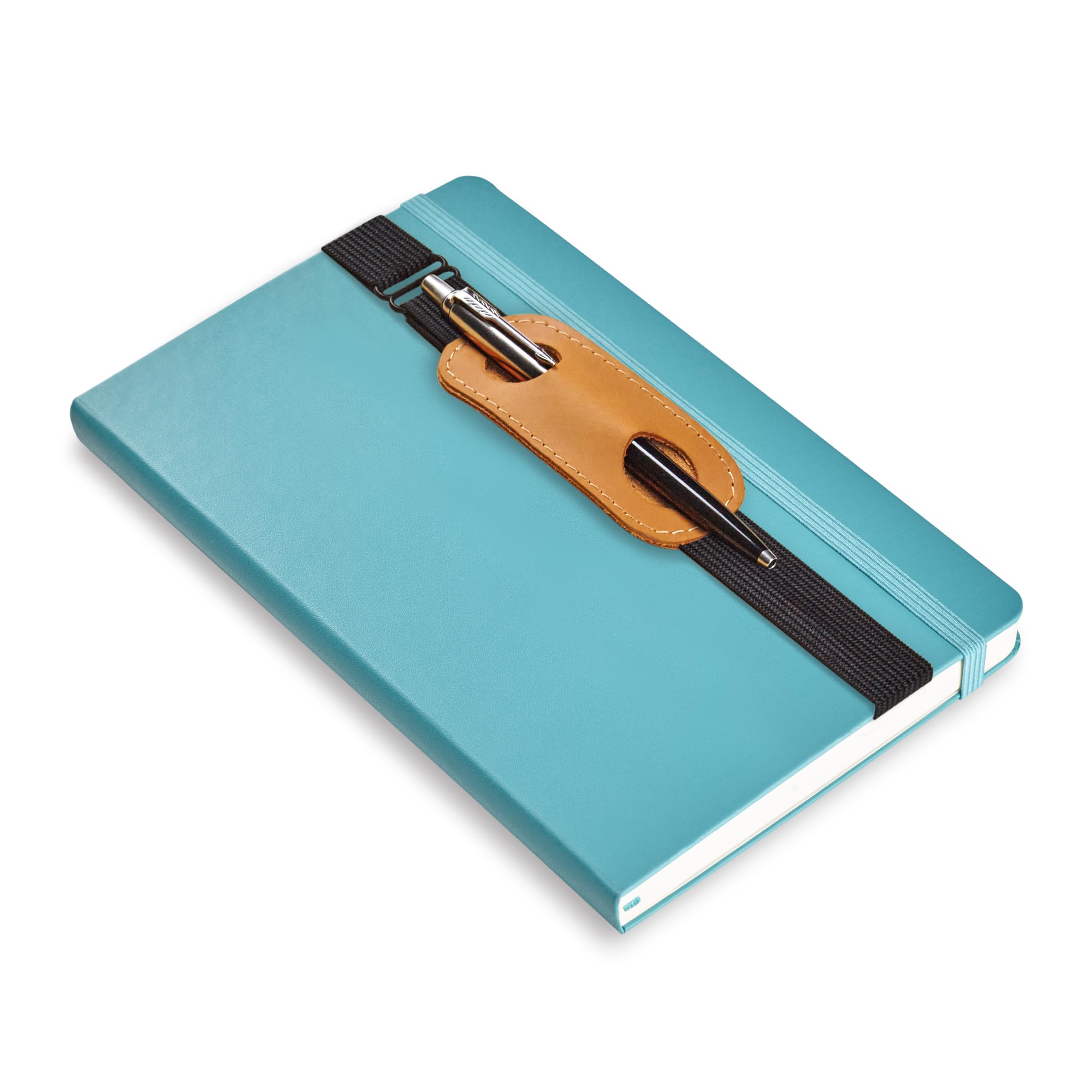 Amazon.com: MAKYN Small Leather Adjustable Pen Holder for Journals ...