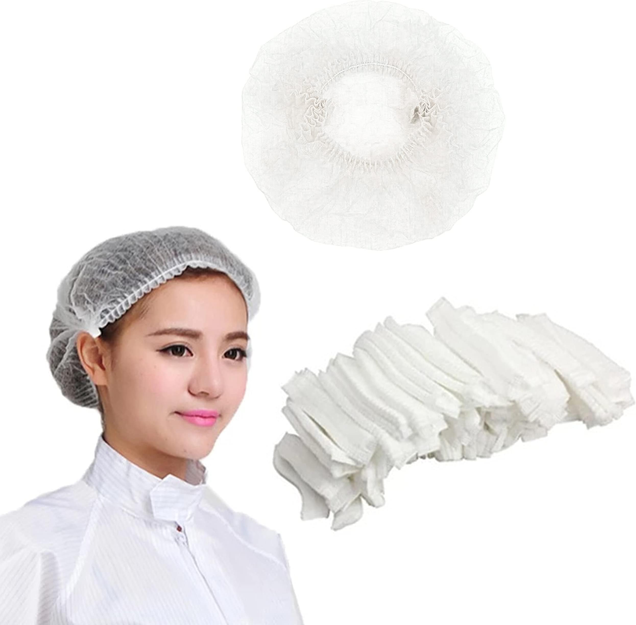 Amazon.com: R RMS DEALZ 100 Pcs 21” Disposable Bouffant Caps, Hair Head ...