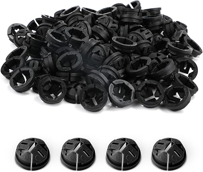 200pcs Non-Metallic Push-in Cable Connectors, 3/8 Inch Trade Size ...