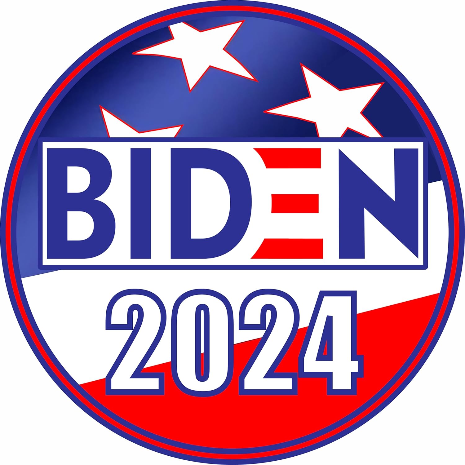 Amazon.com: Biden 2024 American Flag Bumper Sticker - Vote Joe for ...