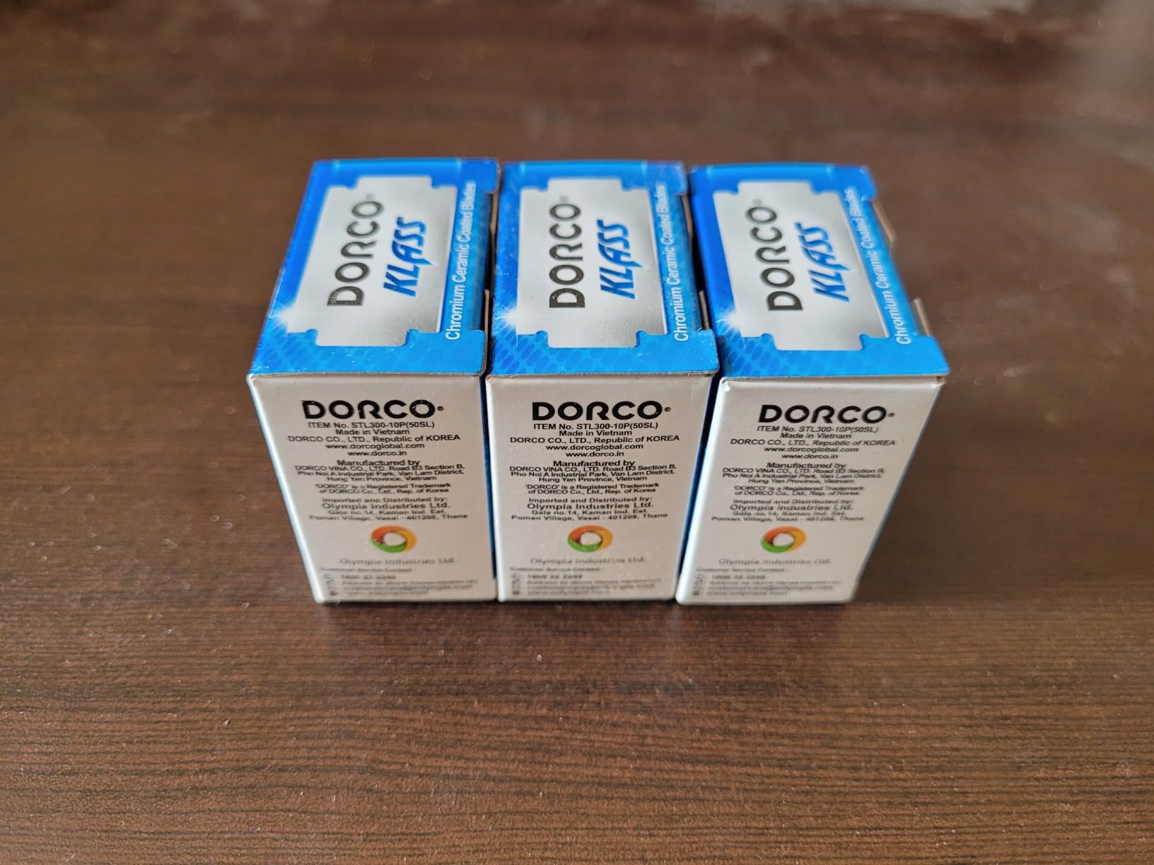 Buy DORCO Double Edge Razor Blades - Chromium Ceramic Coating Razor ...