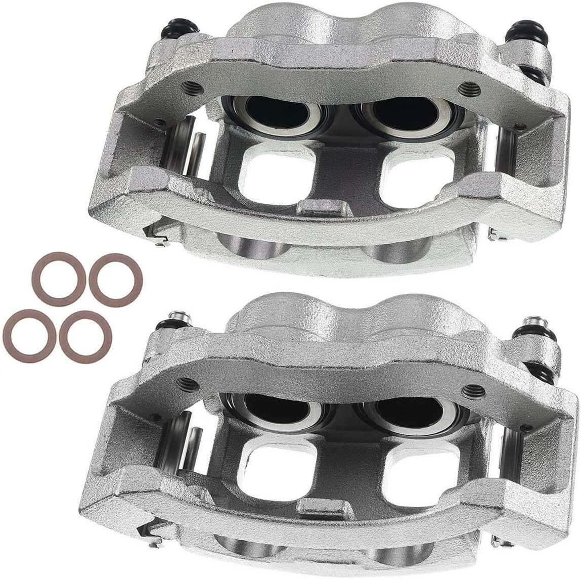 Amazon.com: LABARAIN 2pcs Disc Brake Caliper Set Front Rear Left Driver ...