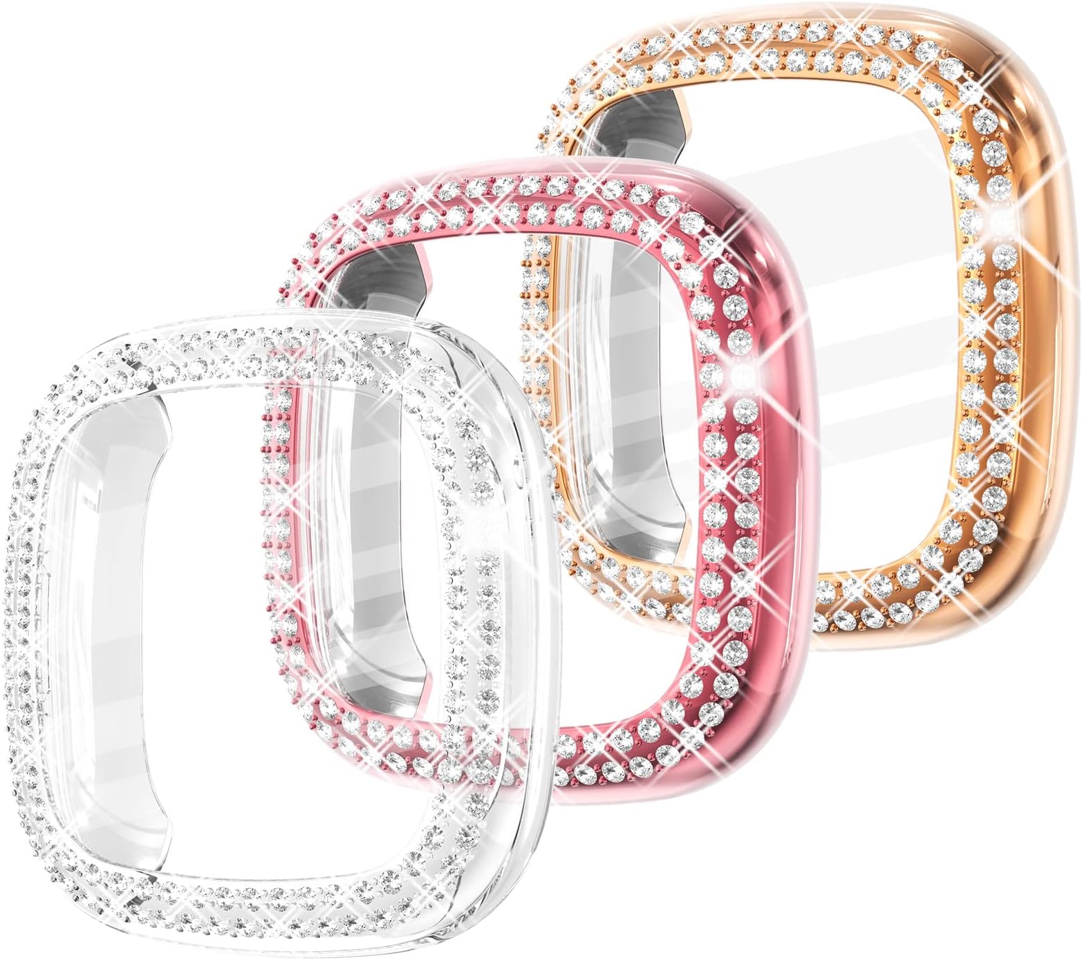 Starter Pack Fitbit Versa Screen Cover Rc-Z Screen Protector Case For ...