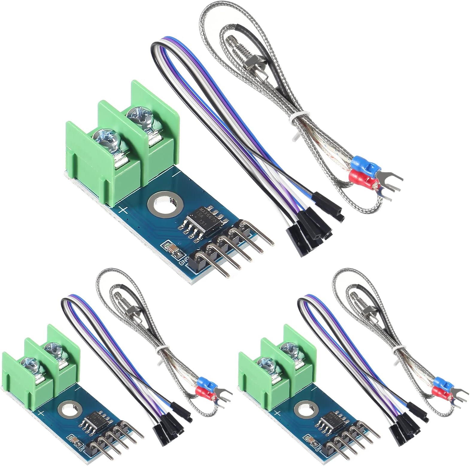Amazon.com: 3Pcs MAX6675 Themocouple Module DC 3-5V and K Type ...