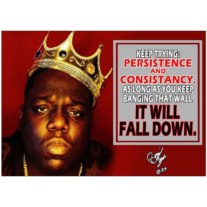 Buy Biggie Smalls Poster B.I.G. Quote Cool Posters Rapper Notorious BIG ...