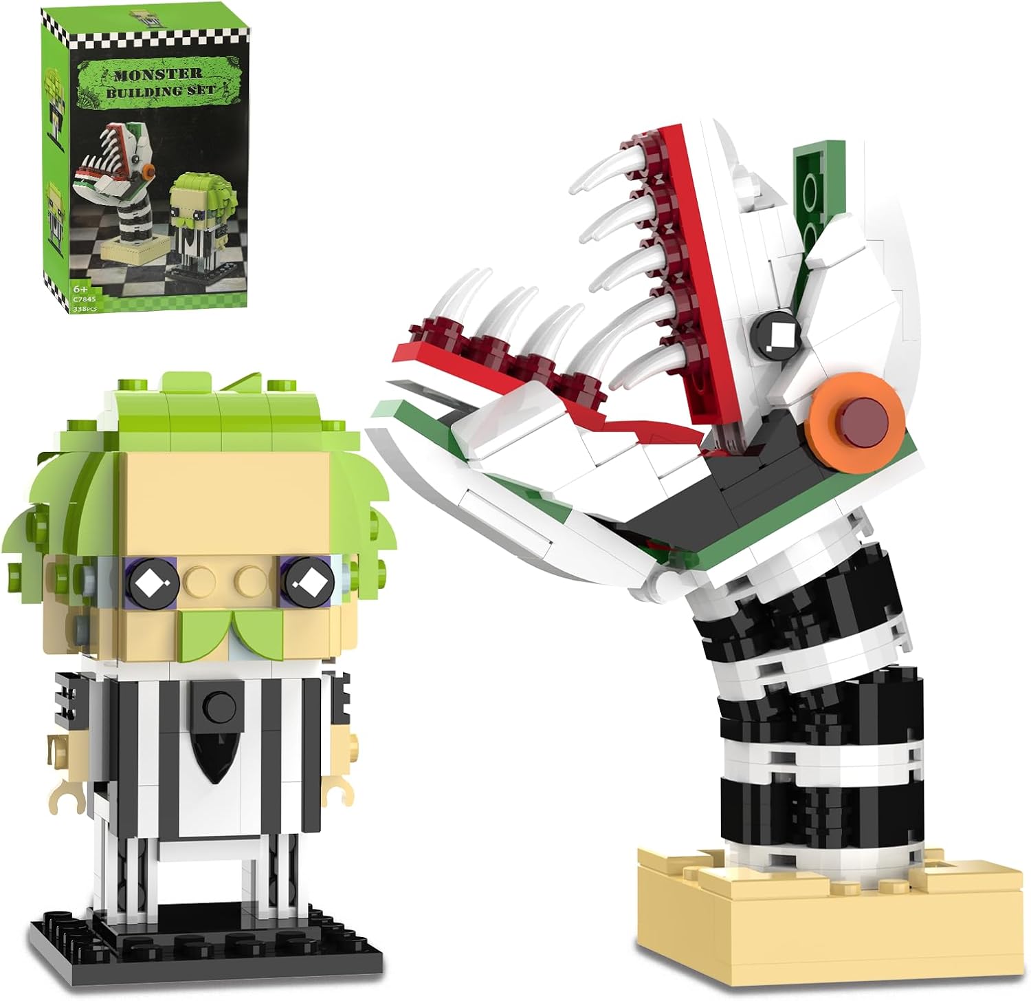 Amazon.com: Horror Figure Building Blocks Model Kit,Halloween Horror ...