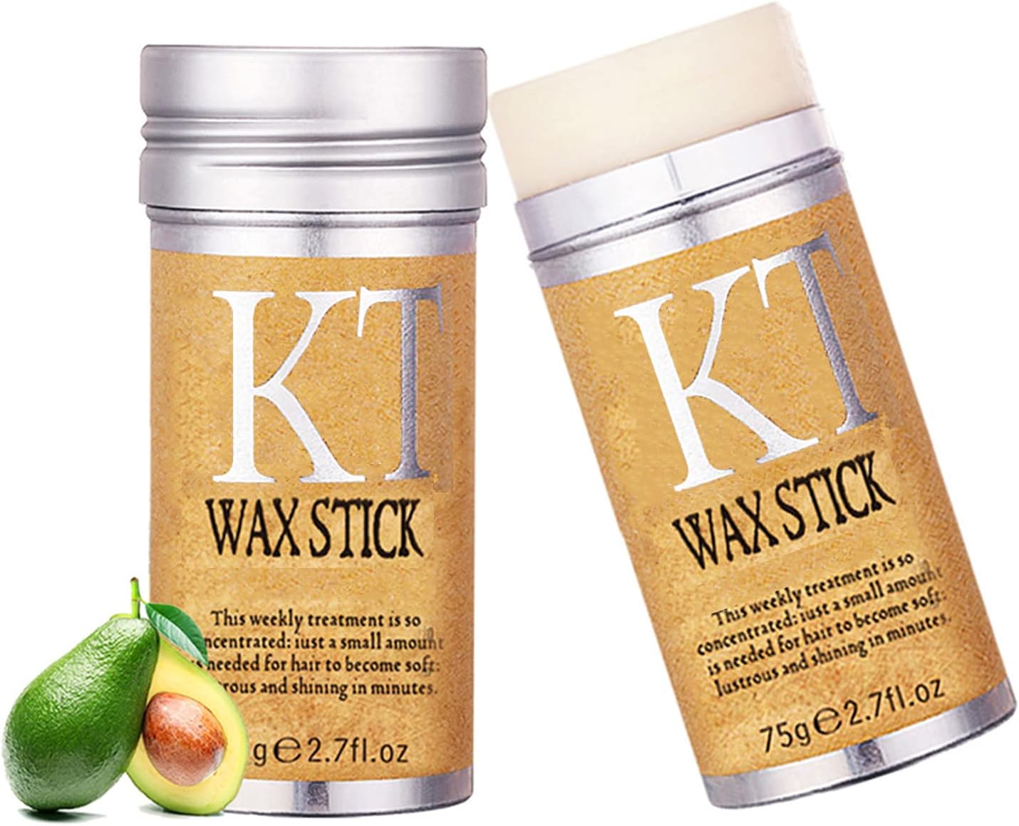 Hair Wax Stick, Hair Finishing Stick Edge Control Anti-Frizz Non-greasy ...