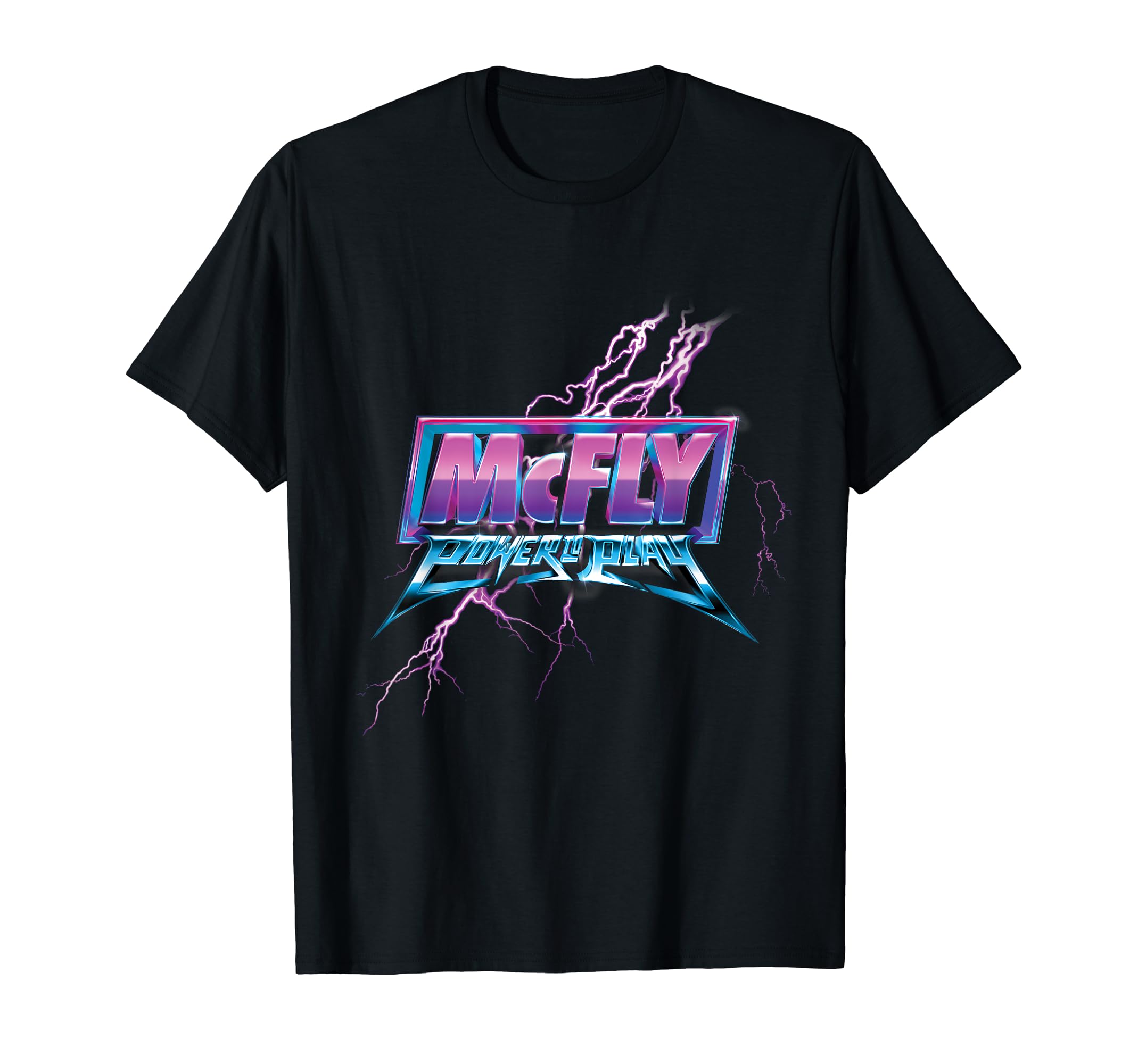 McFly - Power To Play Logo T-Shirt : Amazon.co.uk: Fashion