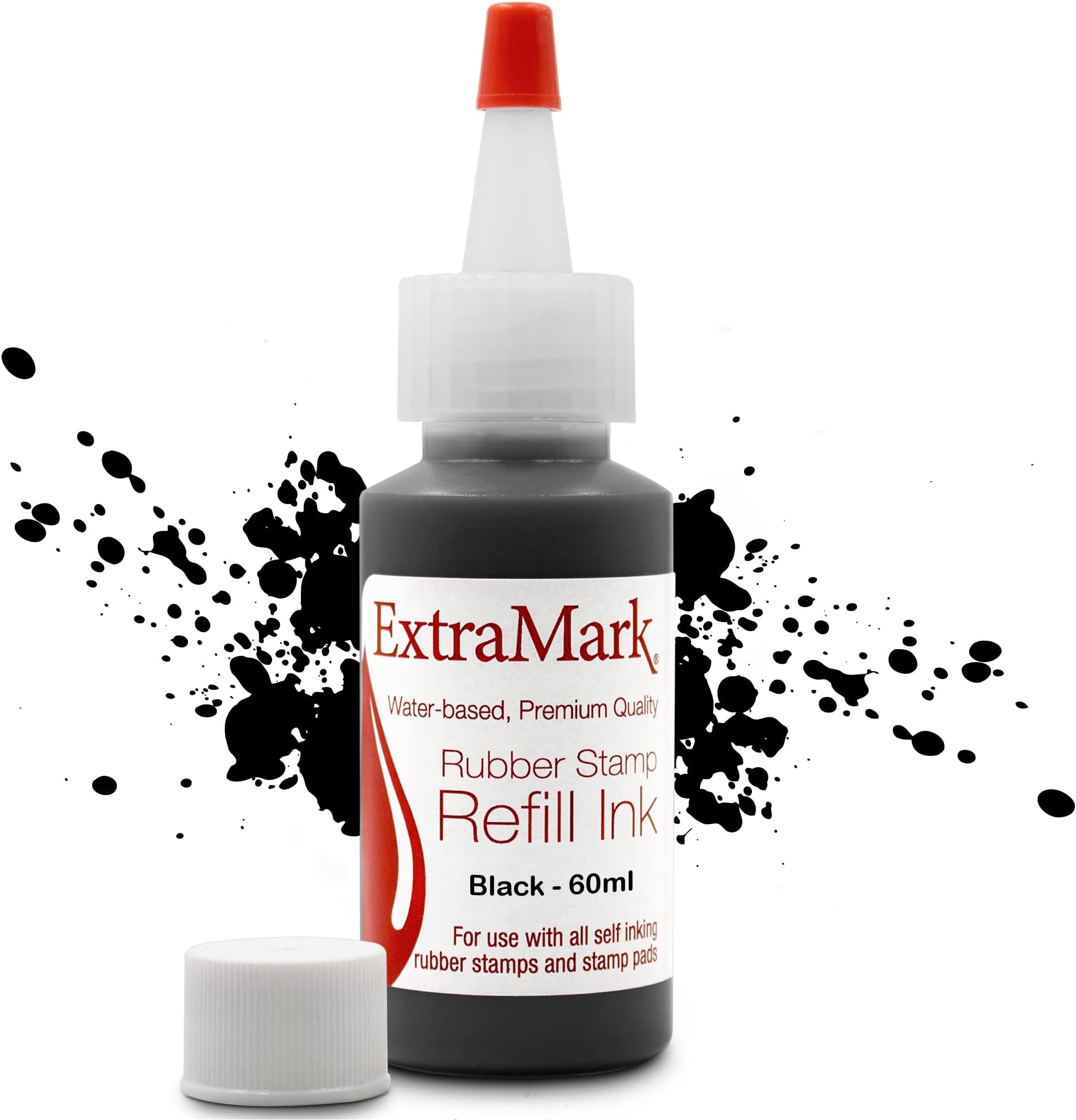 Amazon.com : ExtraMark Premium Stamp Refill Ink for Self-Inking Stamps ...