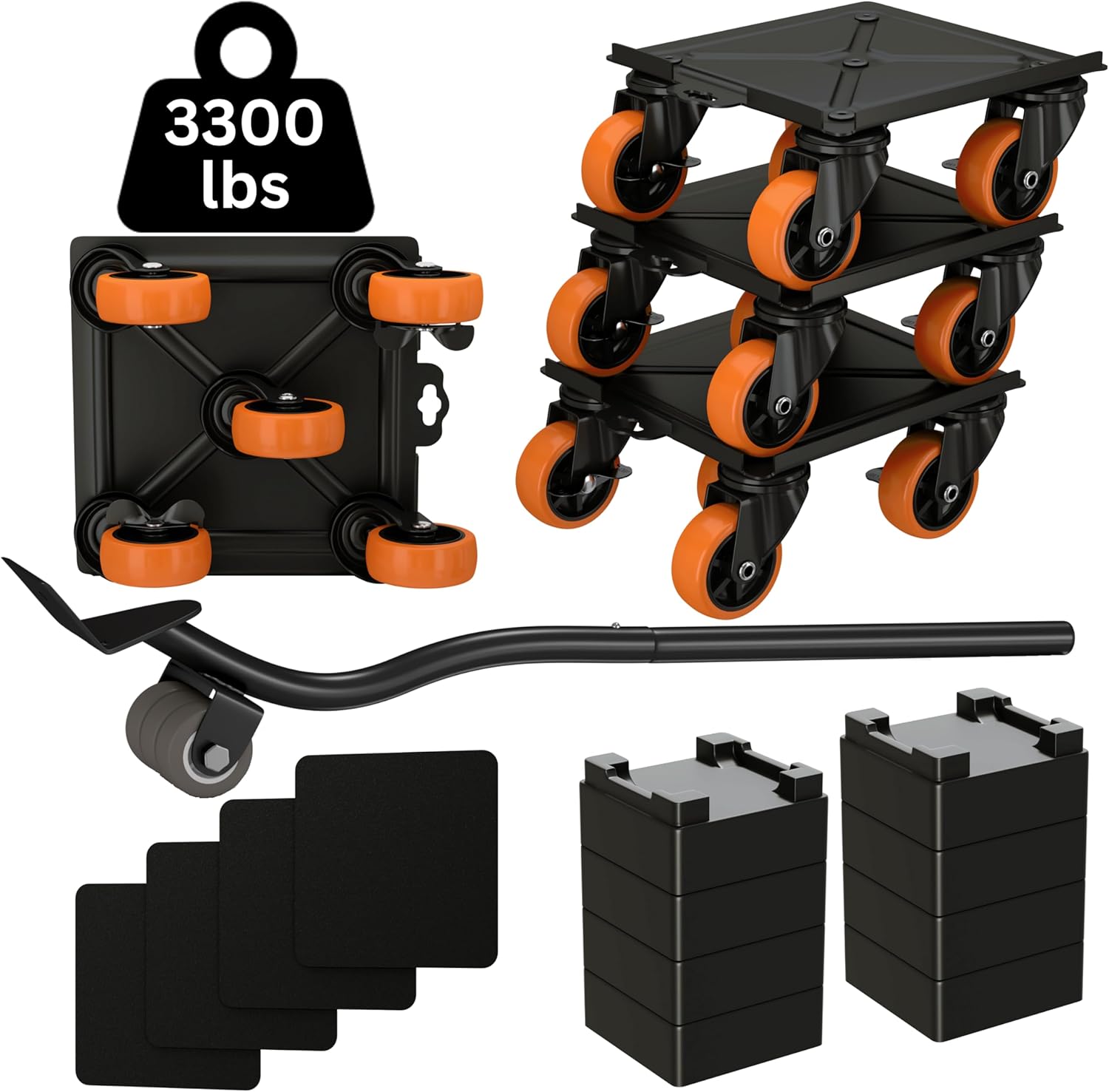 Amazon.com: 3475lbs Heavy Duty Furniture and Appliance Lifter Jack tool ...