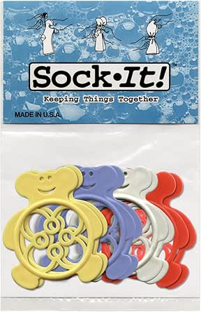 Amazon.com: Sock Locks, Sock Holders, Sock Clips, Multi-Color Bear Sock ...