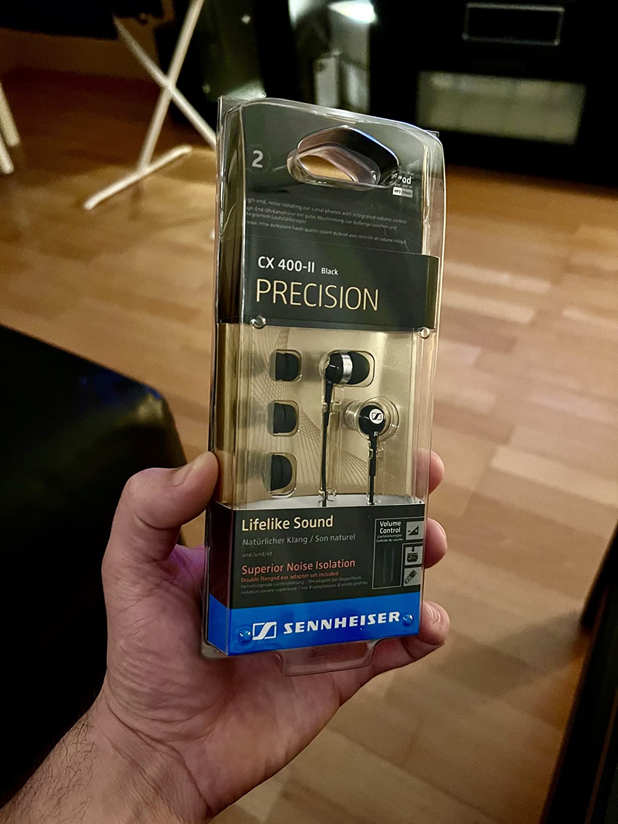 Sennheiser CX 400-II Precision Stereo-In-Ear-Kopfhörer schwarz: Amazon ...