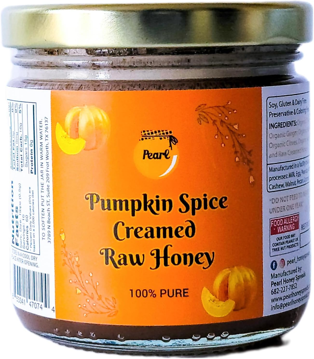 Amazon.com : Creamed Honey and Lemon - Lemon Honey Creme 8 oz. Jar with ...