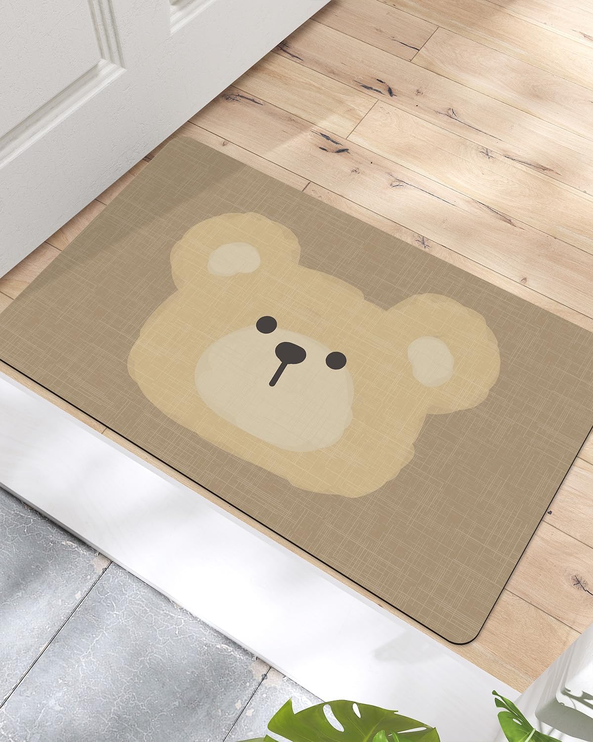 Amazon.com: LUMI Adorable Flat Door Mat, Ultra-Thin, Absorbent, Non-Slip, Perfect for Kids ...
