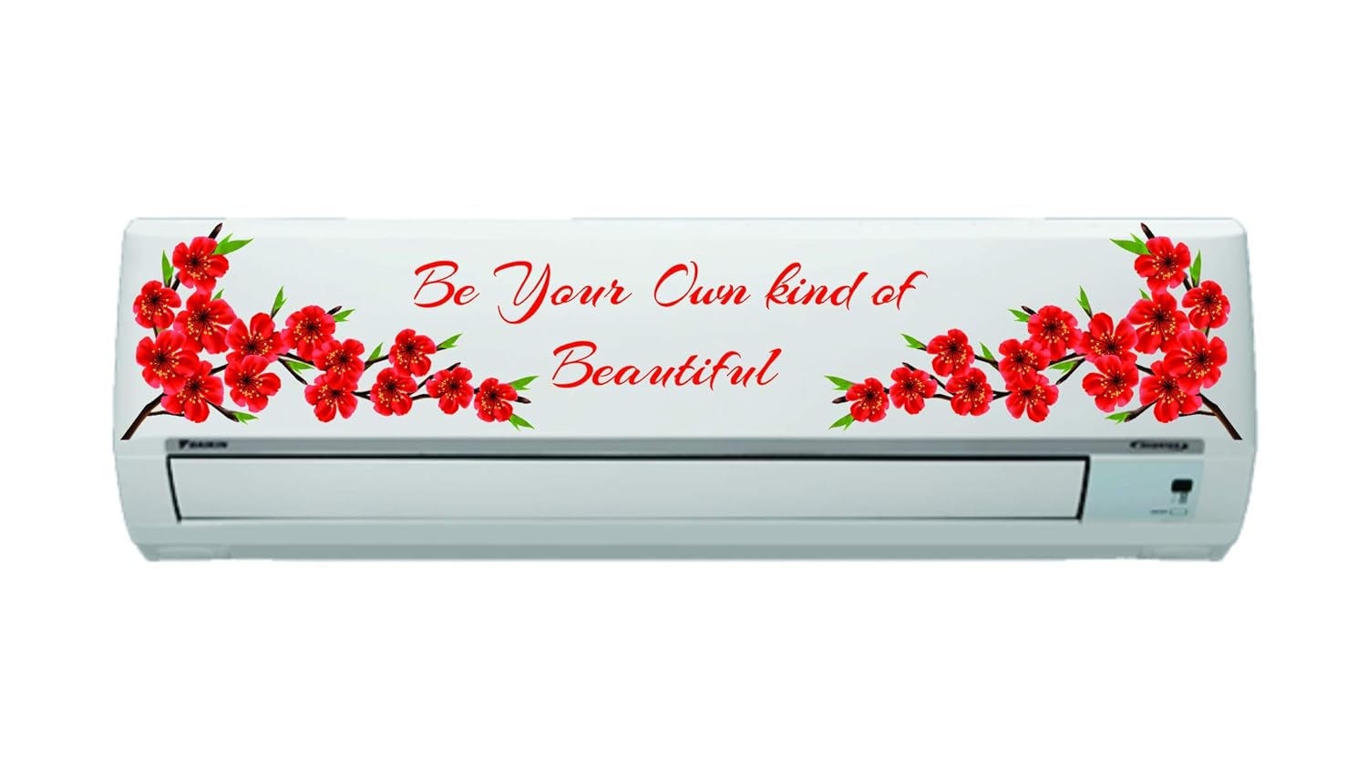 DecorVilla Vinyl PVC Wall AC Air Conditioner Sticker, 30 x 33 cm ...