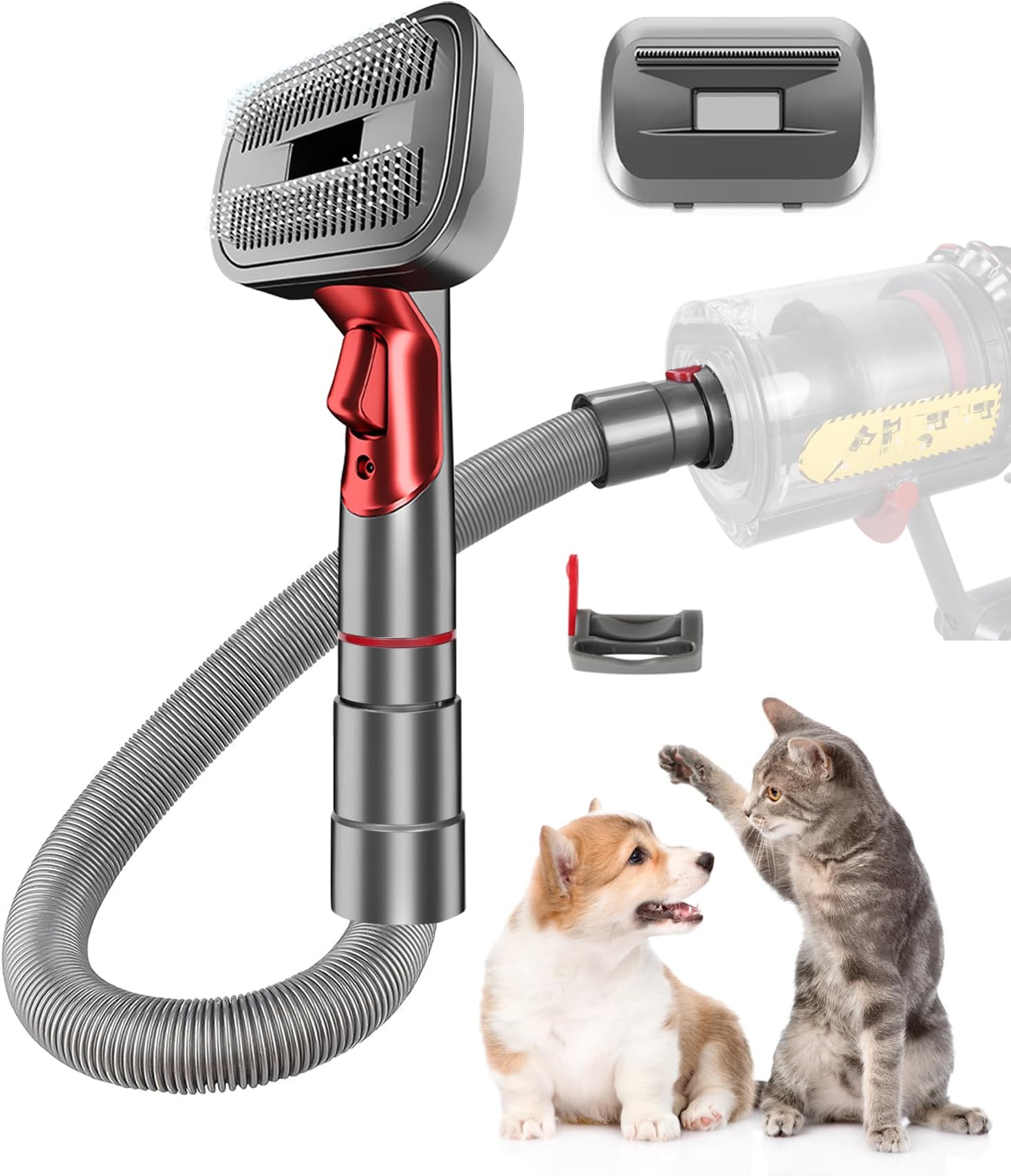 Amazon.com: sugurei Dog Pet Grooming Attachment Kit for Dyson Vacuum V7 ...