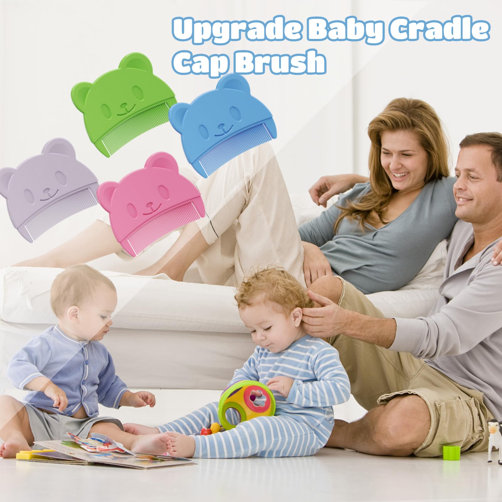 Snapklik.com : Baby Cradle Cap Brush, Upgrade Baby Hair Brush, Soft ...