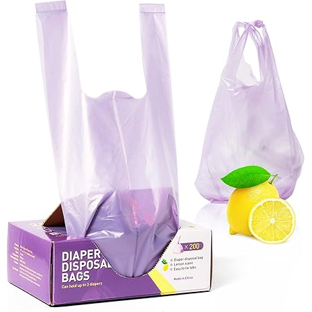 Amazon.com: 1600 Count Baby Disposable Diaper Bags Scented Diaper Sacks ...