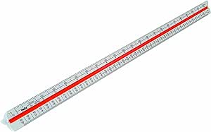 Helix 45cm Tri-Scale Triangular Ruler : Amazon.co.uk: Stationery ...