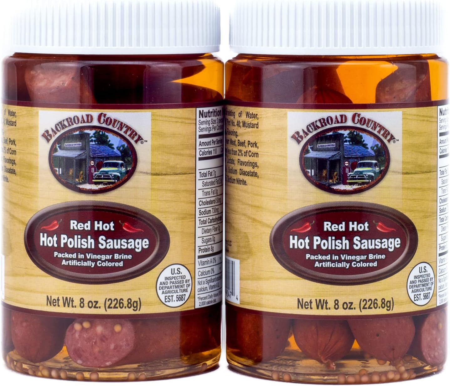 Amazon.com: Fischer's Red Hots Sausage 9oz : Sports & Outdoors