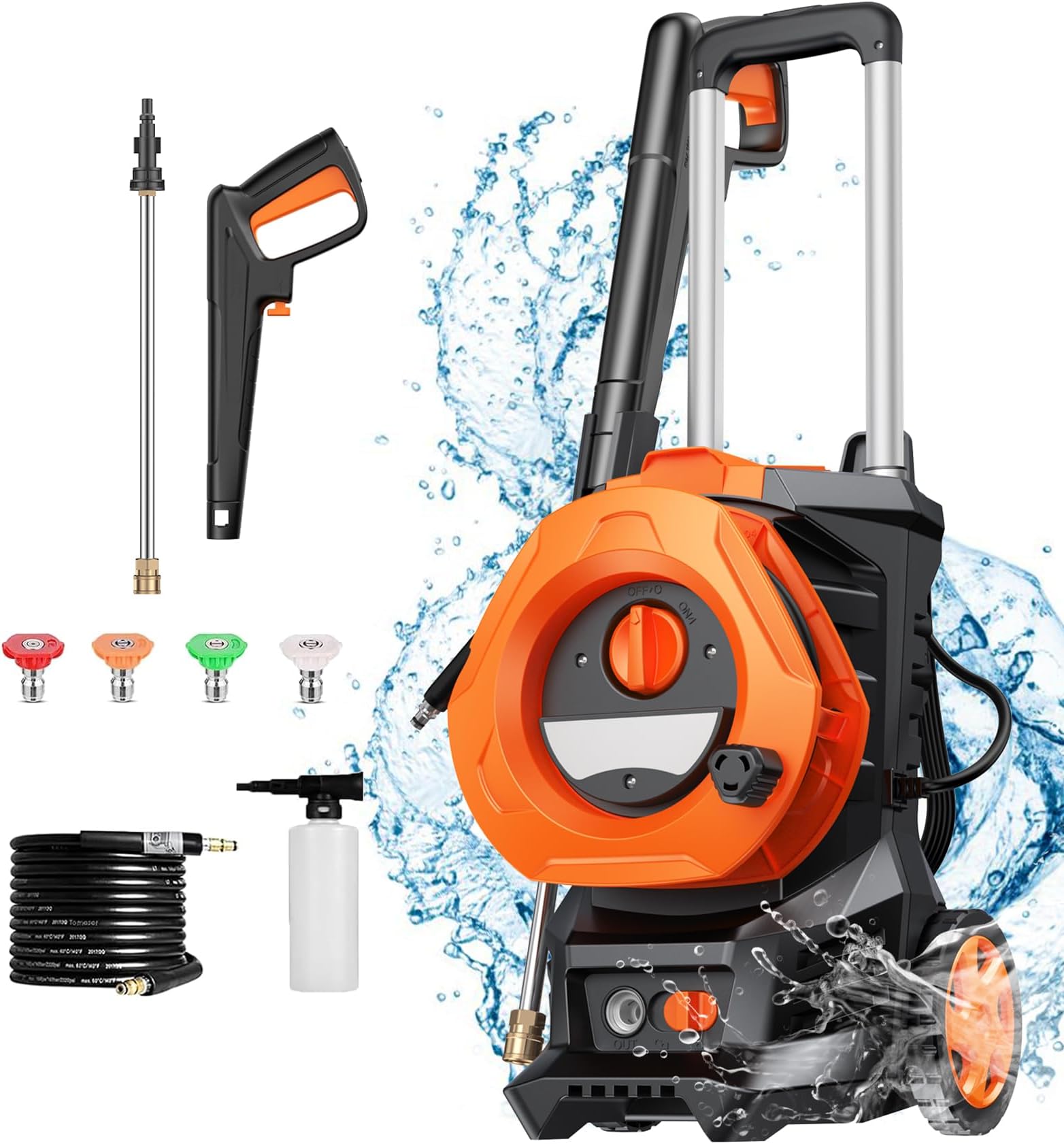 Amazon.com : Suyncll 3010 Electric Pressure Washer, 2150PSI High Power ...