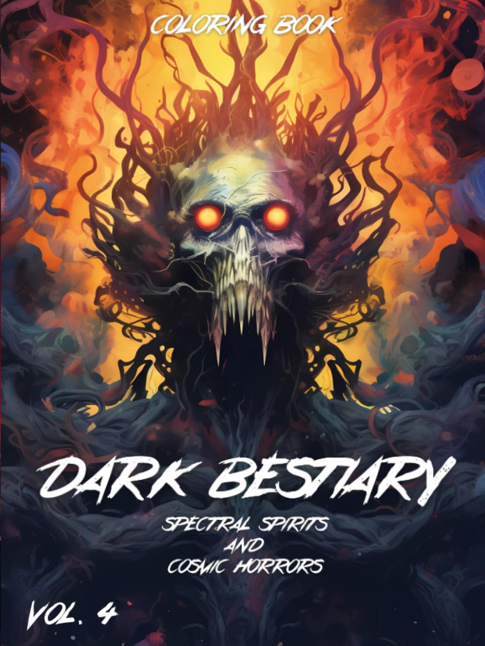Amazon.com: Dark Bestiary: Spectral Spirits & Cosmic Horrors: Coloring ...