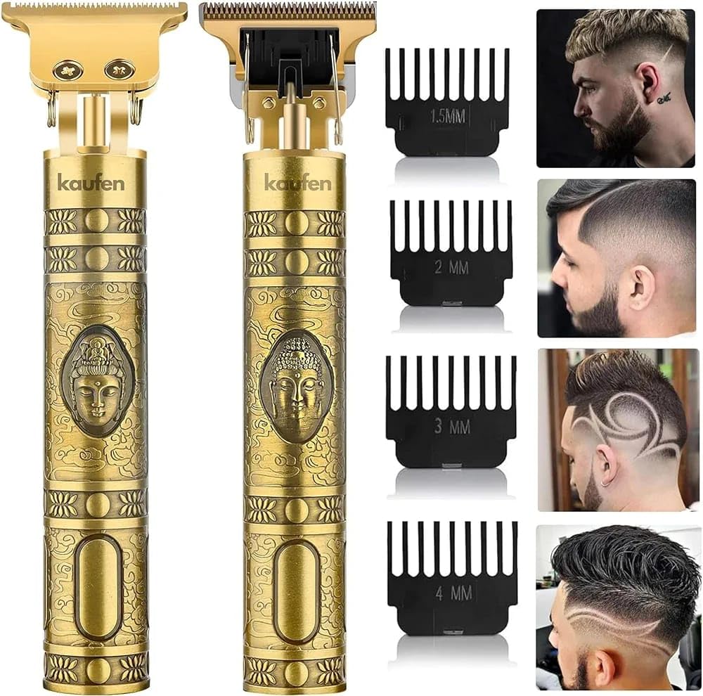 T99 Golden Rechargeable Buddha Trimmer Beard Trimmer J46 Trimmer 90 min ...